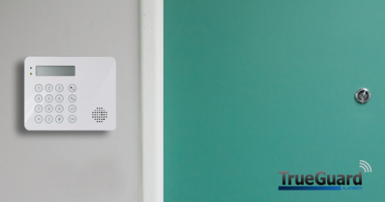 TrueGuard betjenings panel, med display