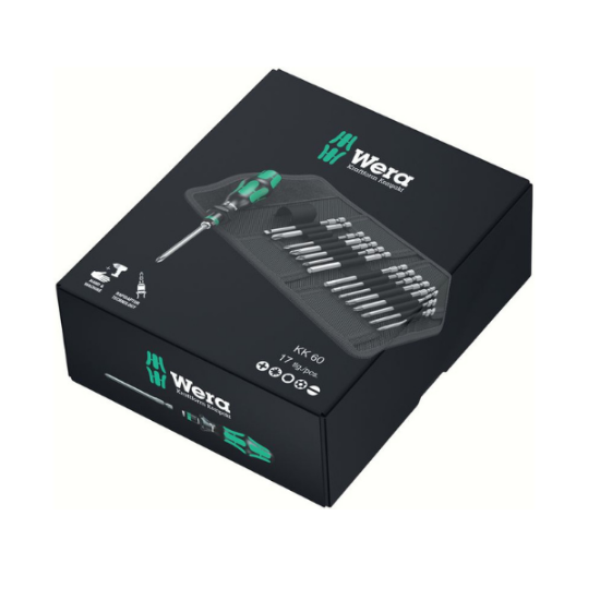 Wera 60mm Bits kit, Kraftform Kompakt 60 | SecPro Sikring A/S