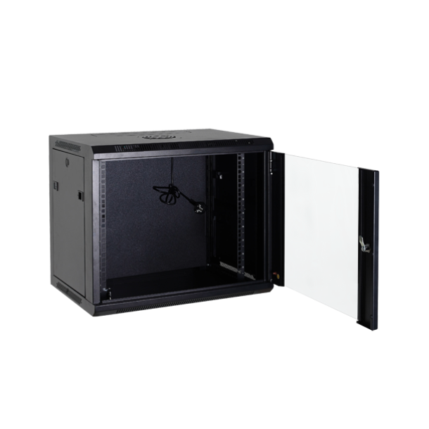 Rack kabinet til vægmontage, 6U 19", 6x230V