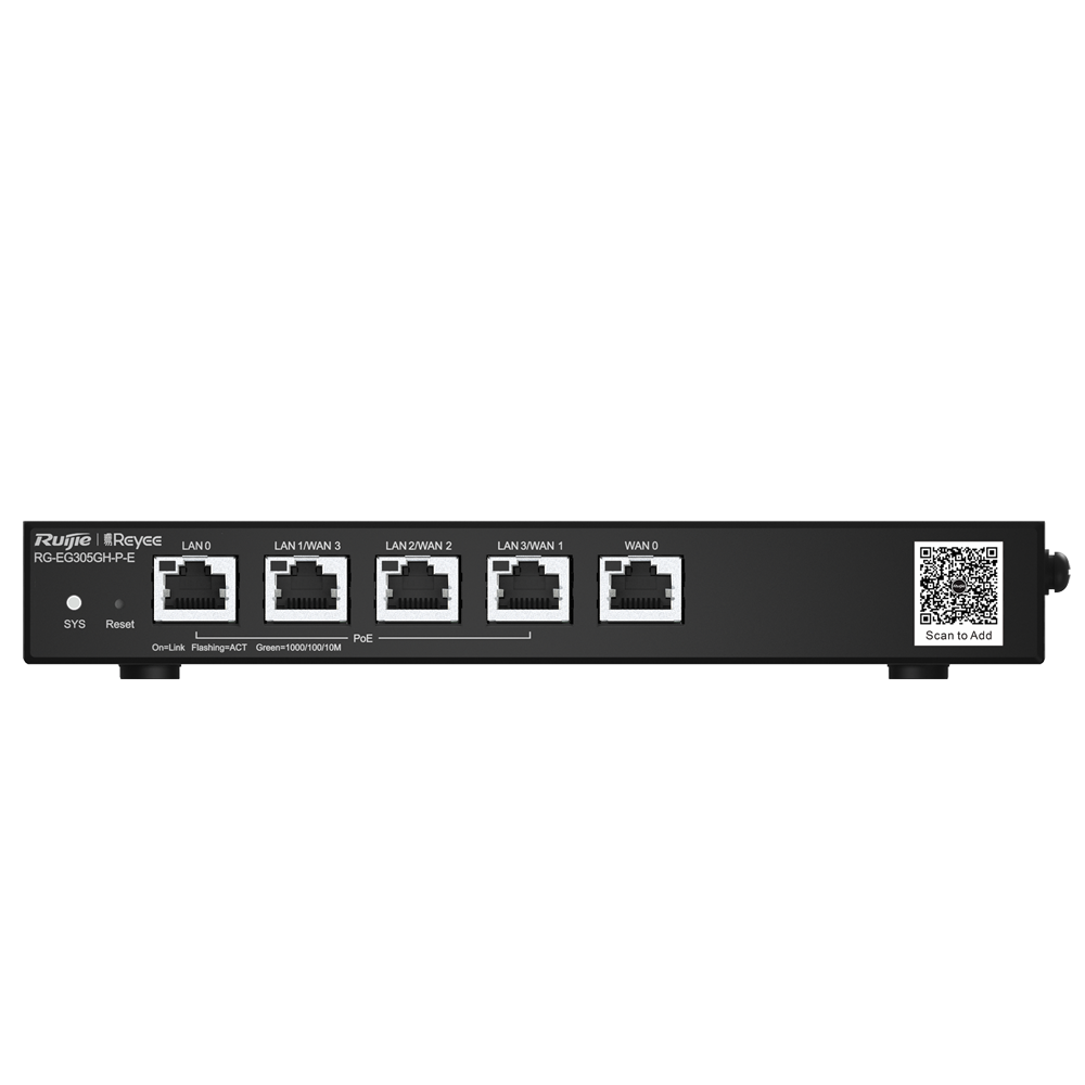 Reyee Router Gigabit, Cloud control, 4x PoE+ 60W, 1500Mbps