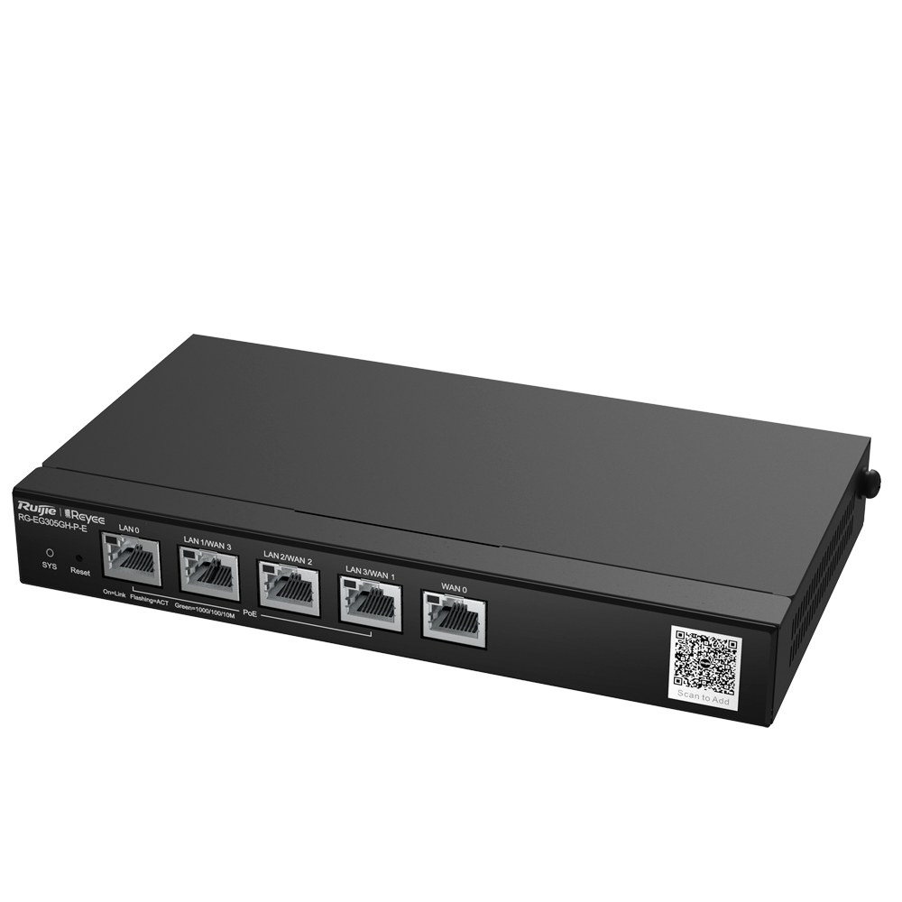Reyee Router Gigabit, Cloud control, 4x PoE+ 60W, 1500Mbps