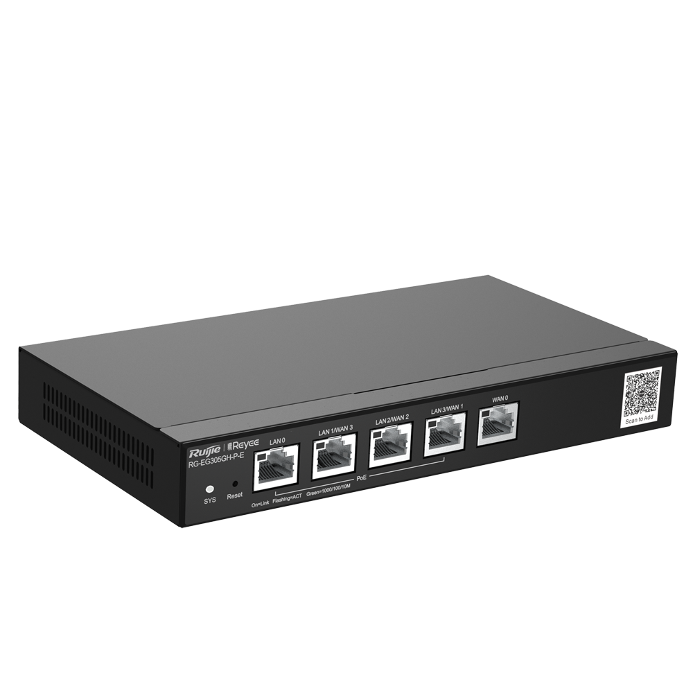 Reyee Router Gigabit, Cloud control, 4x PoE+ 60W, 1500Mbps