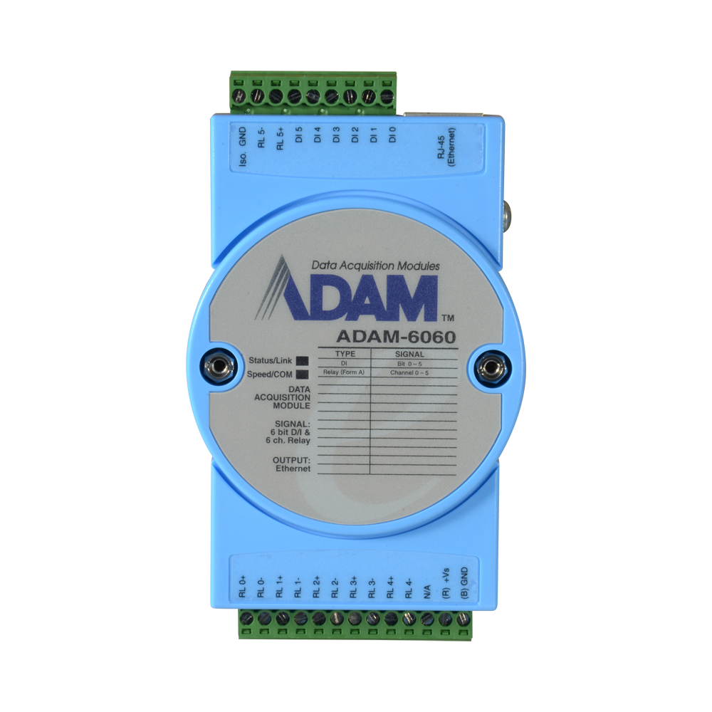 Ethernet-baseret I/O-modul, 6/6 I/O, RJ45, 12v